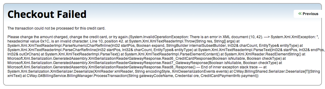 Common Billing Errors - Legacy Customer Support - Confluence